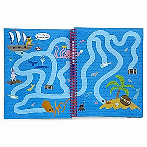 Wipe Clean Activity Book: Twisty Mazes and Lots of Dot to Dots for Little Hands Ages 3 to 5 (Start Little Learn Big Series)