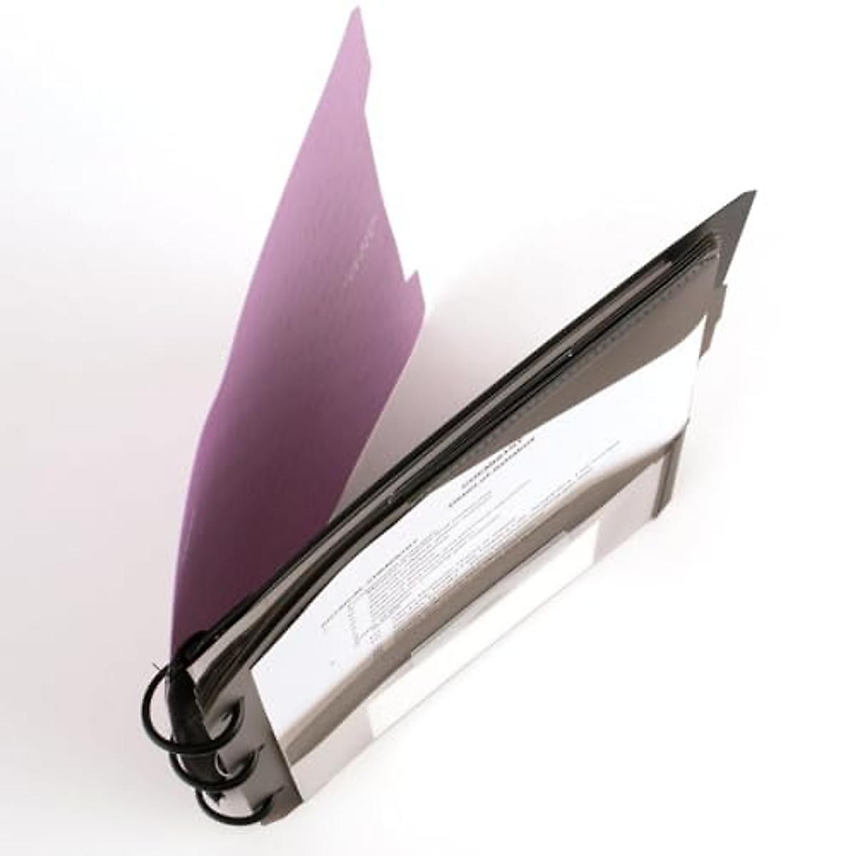 Five Star Flex Refillable Notebook + Study App, College Ruled Paper, 1-1/2 Inch TechLock Rings, Pockets, Tabs and Dividers, 300 Sheet Capacity, Purple (29324AB6)