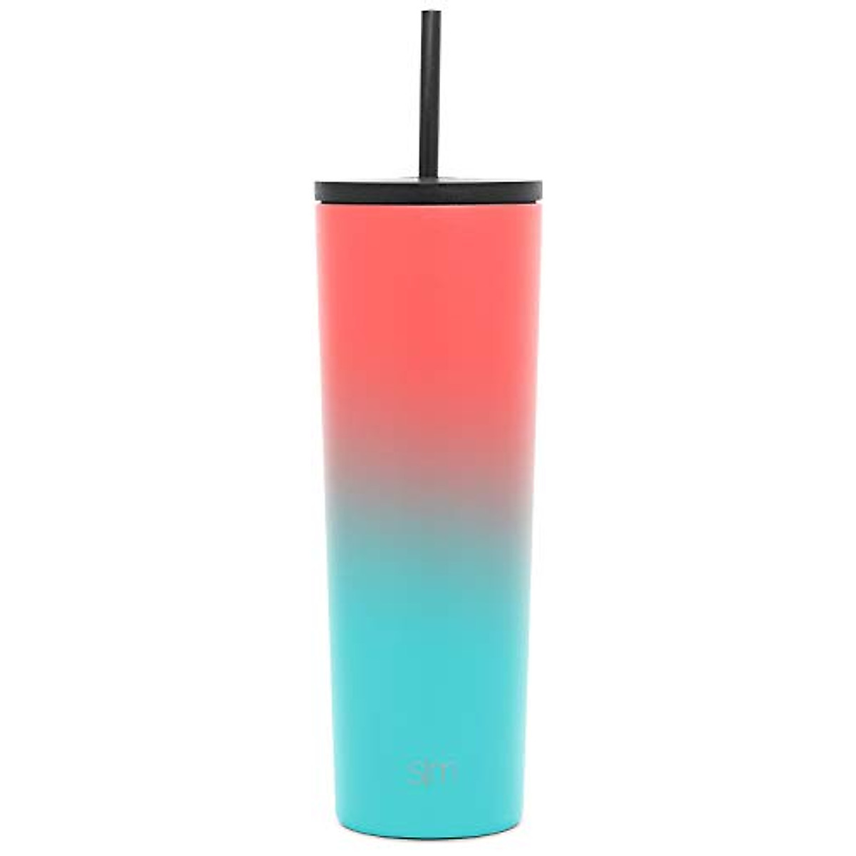 Simple Modern Insulated Tumbler with Lid and Straw | Iced Coffee Cup Reusable Stainless Steel Water Bottle Travel Mug | Gifts for Women Men Her Him | Classic Collection | 28oz | Havana