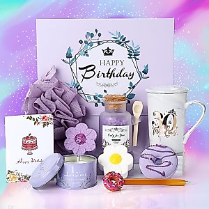 30th Birthday Gifts for Women,Happy Birthday Gifts Ideas,Unique Relaxing Spa Birthday Basket Box for Women Sister Girlfriend Wife Friend Grandma Mom Daughter,Gifts for Women Birthday Presents for Her