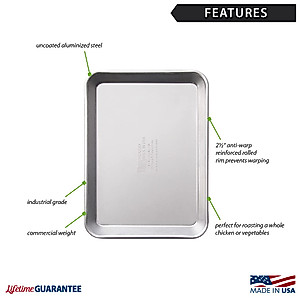 Rada Cutlery Quarter Sheet Pan 9.1 X 12.5", 2 Pack