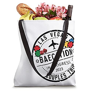 Vegas Baecation 2023 couples Trip in Progress to Las vegas Tote Bag