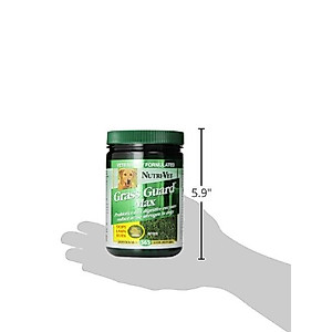 Nutri-Vet Grass Guard Chewables For Dogs - Prevent Lawn Burn From Dog Urine - 365 Count