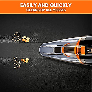 ENGINDOT Car Vacuum Cleaner, 8Kpa High Power Handheld Vacuum, 30 Mins Runtime 12V Cordless Car Vacuum, 2-Way Powered, Accessories Kit for Car Interior and Home Cleaning