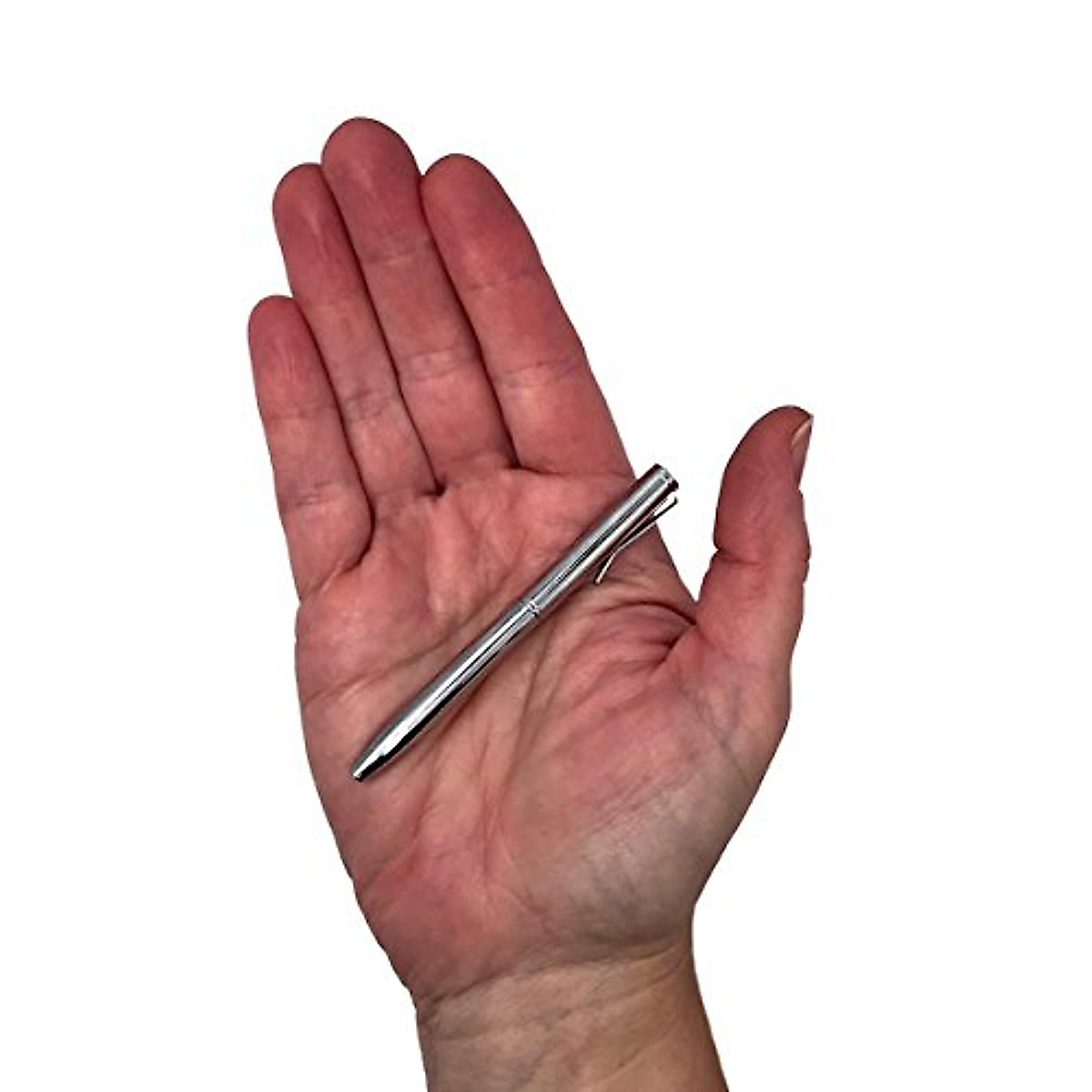 NarwhalCo Set of 2 Red Small Pens (3.35") with Black Ink for Pocket, Wallet, Planner, Purse or Passport