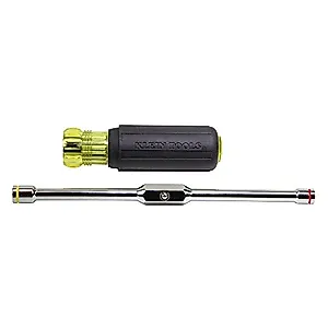 Klein Tools 65064 Hex Head 2-in-1 Nut Driver, 1/4-Inch and 5/16-Inch