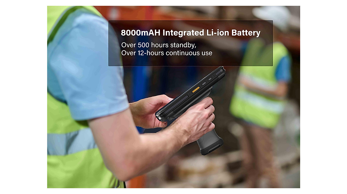 Android Handheld Data Terminal with Rugged 1D/2D Barcode Scanner ...