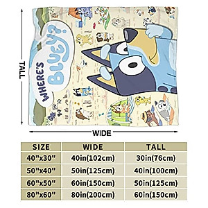 XIANGRIKUI Air Conditioner Blanket Cartoon Blanket Soft Cozy Throw Blanket Flannel Blankets for Bed Couch Living Room 80''X60''