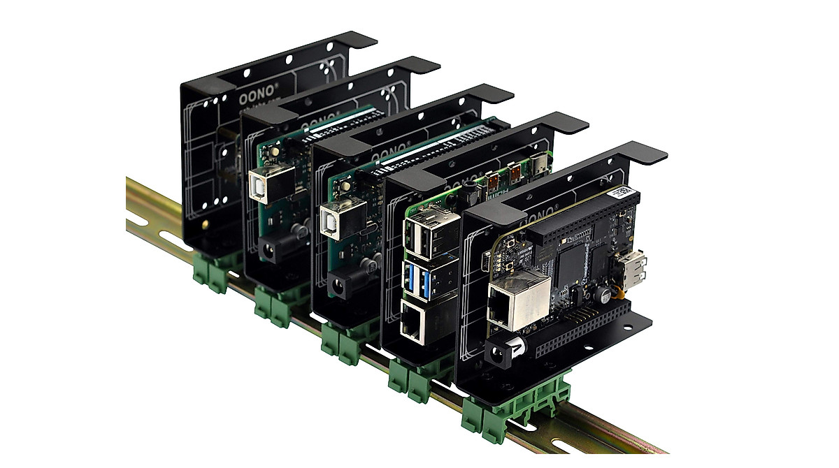 DIN Rail Mount Bracket for Raspberry Pi & Arduino | Industrial Control
