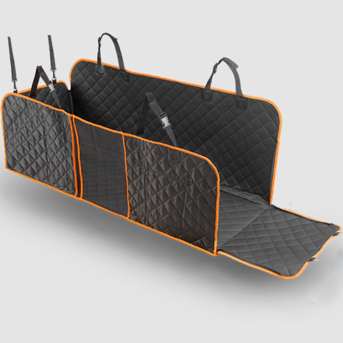 QUYDDC Dog Car Seat Cover 100% Waterproof, Dog Seat Cover with Side Flaps from Scratching, Keeping Car Pristine Clean, Non-Slip Pet Seat Covers, for Car,Trucks Suvs Machine Washable 59" W x 65" L