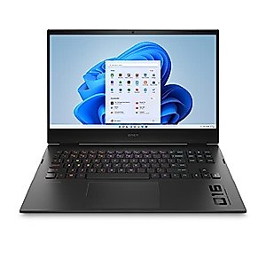 HP OMEN Laptop, Intel Core i7-12700H Processor, NVIDIA GeForce RTX 3060 Graphics, 16 GB RAM Memory, Windows 11 Home Operating System (16-b1010n, Shadow Black)