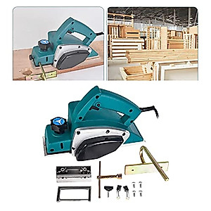 UGPLM Electric Hand Planer High Power Portable with Handle 220V Engineering Wood Processing Hand Held for DIY Woodworking Equipment
