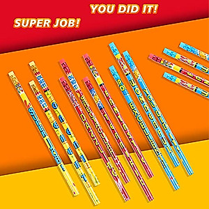 Kolewo4ever 200 Pieces Inspiring Pencils Motivational Encouragement Pencils Positive Pencils for Teachers Classrooms Reward Birthday Party Kids Gifts Supplie School,Learning Activities (200)
