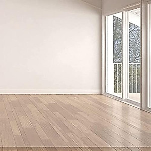 Clear PVC Desk Chair Mat 1.5mm Transparent PVC Floor Protection Pad,Table Cloth Protector,Non Slip,Wood/Tile Protection Mat for Office & Home,Area Rugs for Office Home Hard Floor Carpet,80-160cm Wide