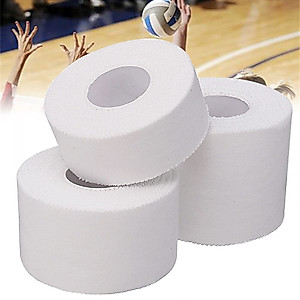 10M Length 50/38/25mm Cotton White Medical Tape Sport Binding Physio Muscle Elastic Bandage Strain Injury Support-50mm x 10m