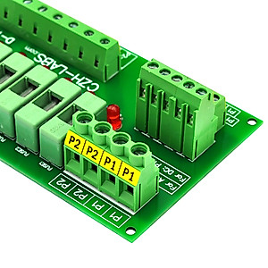 Electronics-Salon Panel Mount 10 Position Power Distribution Fuse Module Board, for AC/DC 5~48V