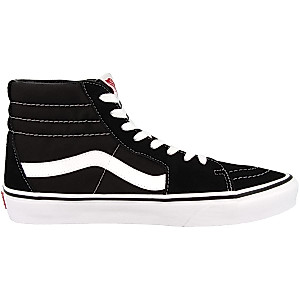Vans SK8-Hi¿ Core Classics, Black/White, 10.5 Women / 9 Men M US