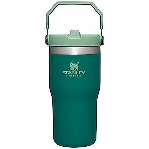 Stanley IceFlow Stainless Steel Tumbler with Straw - Vacuum Insulated Water Bottle for Home, Office or Car - Reusable Cup with Straw Leakproof Flip - Cold for 12 Hours or Iced for 2 Days (Alpine)