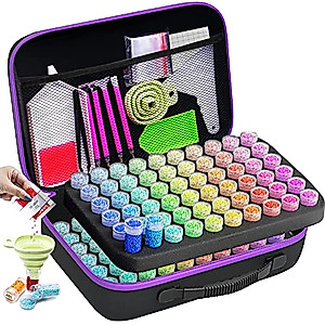 ARTDOT Diamond Painting Accessories for Diamond Art Kits, A4 Light Board and 120 Slots Diamond Painting Storage Containers