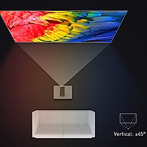 WDSD Mini Portable DLP Android Projector, Home Theater Support 4K Mobile Phone ( Size : 8GB )