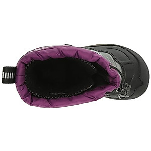 KEEN Snow Troll Insulated Waterproof Pull On Winter Boots, Charisma/Silver, 3 US Unisex Big Kid