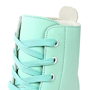 Roller Skates for Women, Outdoor High Top Leather Street Women Skates, Adjustable Indoor Double Row Skates for Beginner Adults Men Girls Unisex with Carry Bag (Black Wheel,37/US:7)