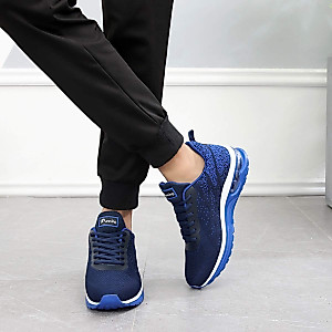 GANNOU Men's Air Athletic Running Shoes Fashion Sport Gym Jogging Tennis Fitness Sneaker (Darkblue US 11 B(M)…