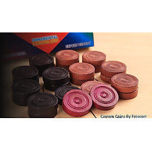 Frescorr - (Set of 2) Carrom Strikers for Carrom with Plastic Outer case, Acrylic Material and Long Lasting (Set of 2)