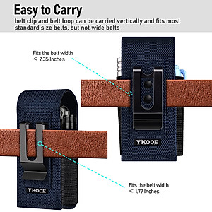 ykooe Multitool Sheath Compatible with Leatherman EDC Belt Organizer Tool Holster Nylon Pouch, Blue