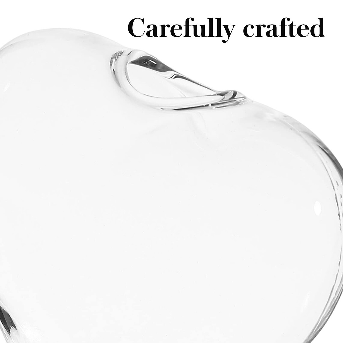 DOITOOL 2PCS Clear Cocktail Glasses Heart Shaped, Cocktail Wine Glass Set of 2 Unique Champagne Glasses Heart Shape Martini Goblet Cups Glassware for KTV Home Bar Club Restaurant