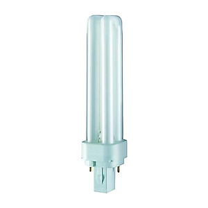 Osram 13W Dulux-D 2-Pin G24d-1 Cap 840 [4000K] Cool White Colour Energy Saving Compact Fluorescent Lamp
