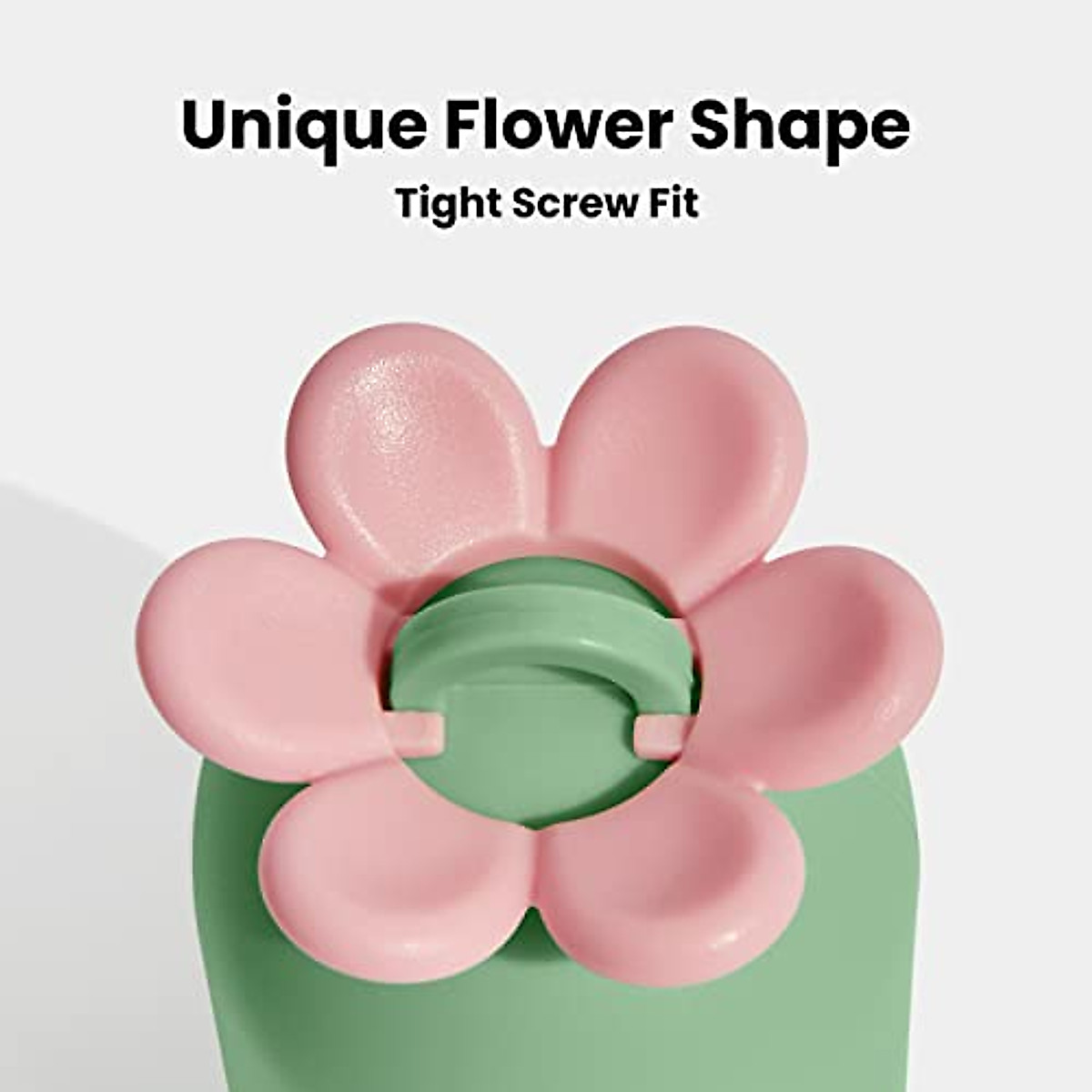 VETRESKA Dog Poop Bag Dispenser with Lavender Scented Dog Waste Bags, Extra Thick and Compostable Pet Waste Bag, 105 Bags with Unique Flower Shape Dog Poop Bag Holder for Dogs