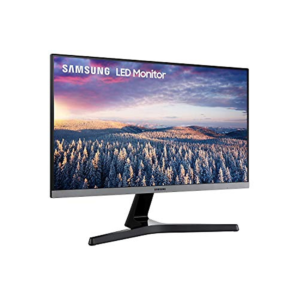 SAMSUNG SR35 Series 24-Inch FHD 1080p Computer Monitor, 75Hz, IPS Panel, HDMI, VGA (D-Sub), 3-Sided Border-Less, FreeSync (LS24R350FZNXZA)