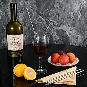 8.5Inch/21.8cm Coffee Stirrers Spoon,Silver Stainless Steel 304# Coffee Stir Sticks,Round Solid Long Handle Cocktail Beverage Iced Tea Stirring Stick,Drink Mixing Spoon,Set of 4