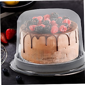 40 Pcs Packing Box Cake Box Cake Container Multi-function Cake Case Clear Cake Holder Clear Cake Carrier Round Cake Holder Cake Packing Holder Birthday Cake Holder