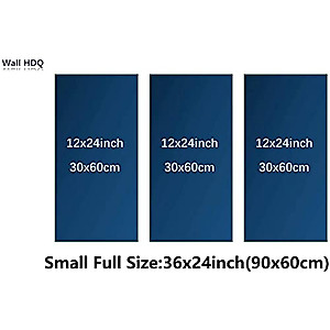 African Picture Wall Decor, Black Gold Wall Art Canvas Prints African Woman Paintings for Living Room Bedroom Bathroom Home Decor Framed (12''W x 24''H x3)