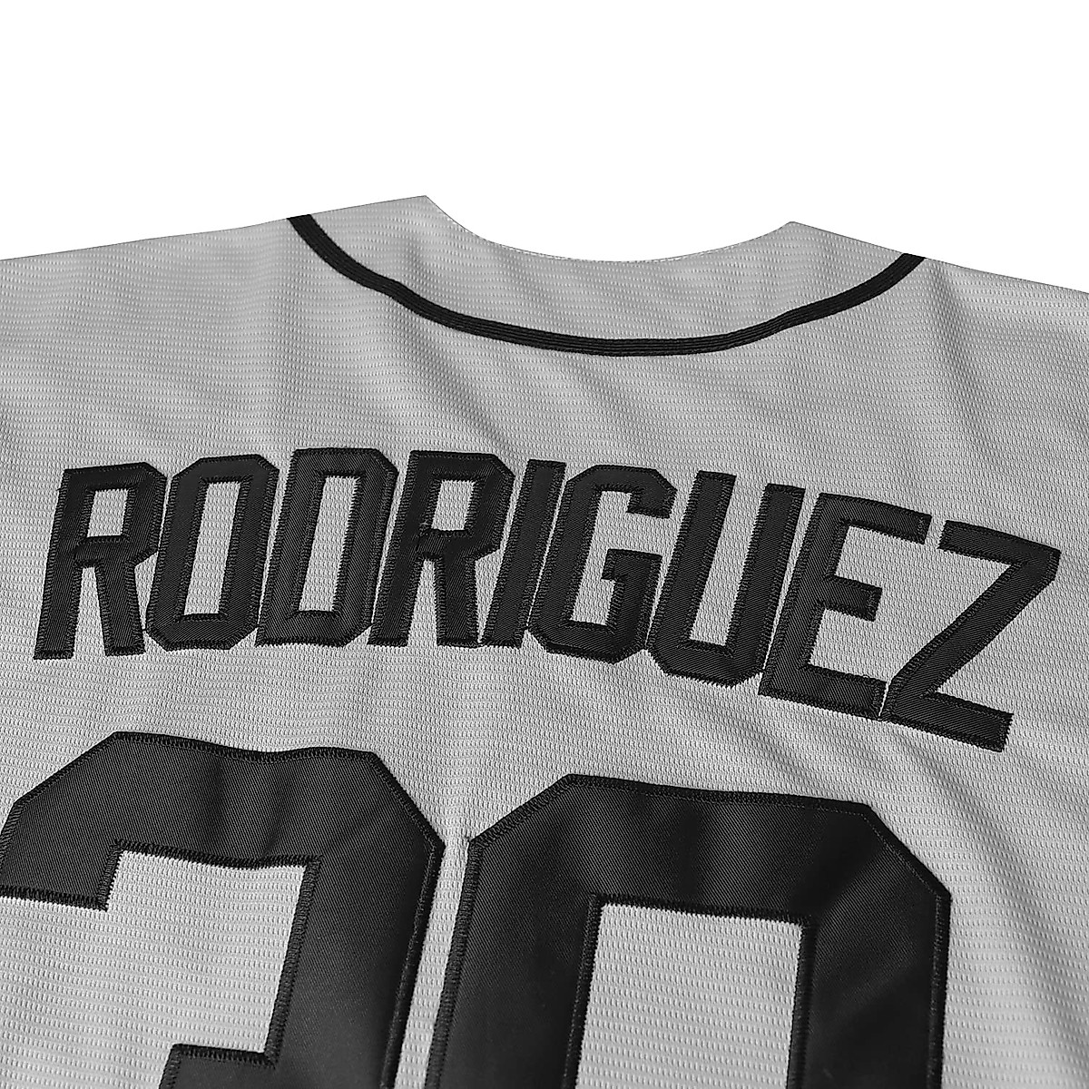 The Sandlot Benny The Jet Rodriguez Michael Squints Palledorous Alan Yeah-Yeah McClennan Bel Air 3D Print Baseball Jersey (XXX-Large, 30-Grey)