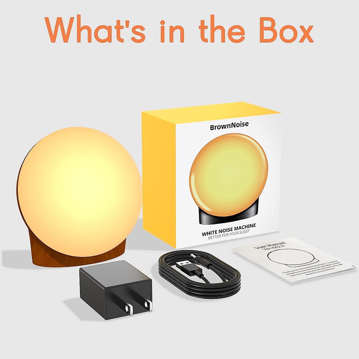 Brown Noise Sound Machine with 30 Soothing Sound White Noise Machine 12 Colors Night Light with 36 Volume Levels and Memory Function 4 Timers 10 Adjustable Brightness Sleep Machine for Baby Adult Kids