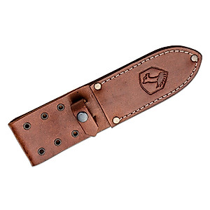 Condor Tool & Knife Tactical P.A.S.S. Chute Knife, Classic finish Flat Grind w/ Second Bevel Edge, Micarta® Handle & Hand Crafted Welted Leather Sheath