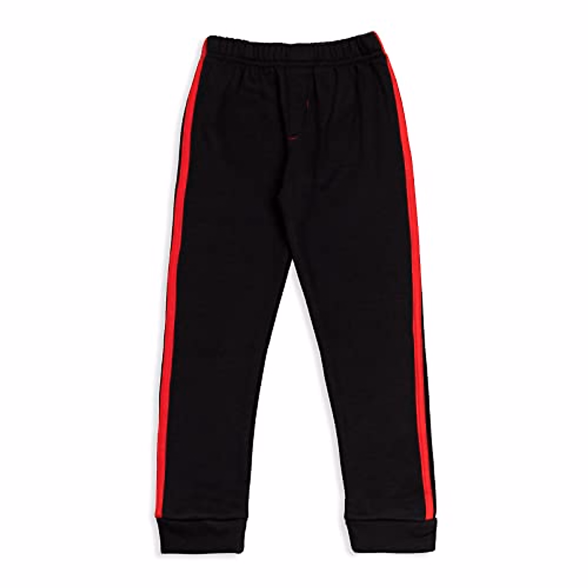 PEANUTS Snoopy Little Boys Fleece Pullover Sweatshirt and Pants Set Red/Black 7-8