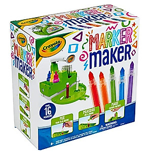 Crayola Marker Maker, DIY Kids Crafts, Create 16 Markers for Kids, Arts & Crafts Kit, Gift for Girls & Boys, Ages 7+