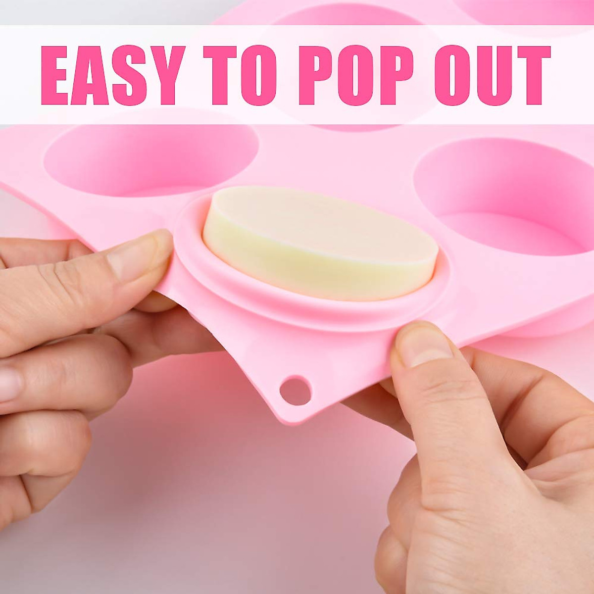 Silicone Cookie Molds Round Cylinder Chocolate Cover Mold (2, Multi)