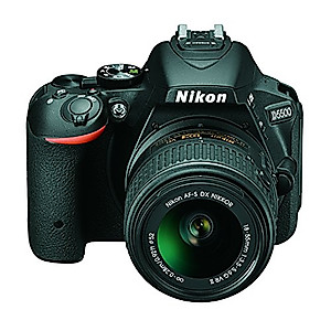 Nikon D5500 DX-format Digital SLR w/ 18-55mm VR II Kit (Black)
