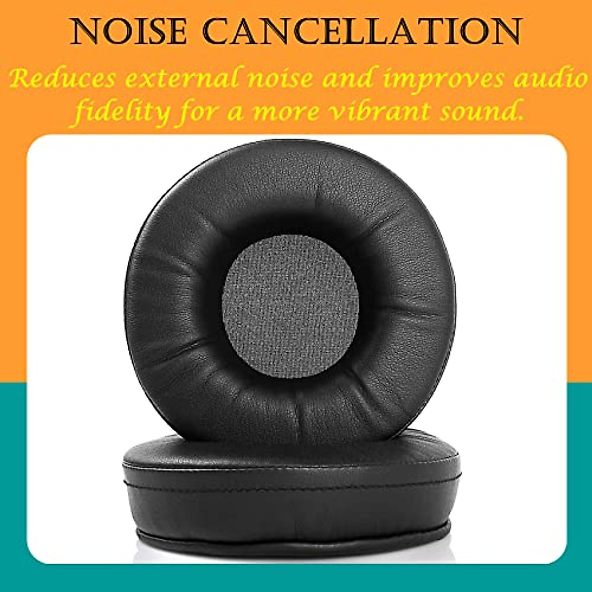 TaiZiChangQin Ear Pads Cushion Memory Foam Replacement Compatible with Beyerdynamic Custom One Pro Plus Headphone (Protein Leather Earpads)