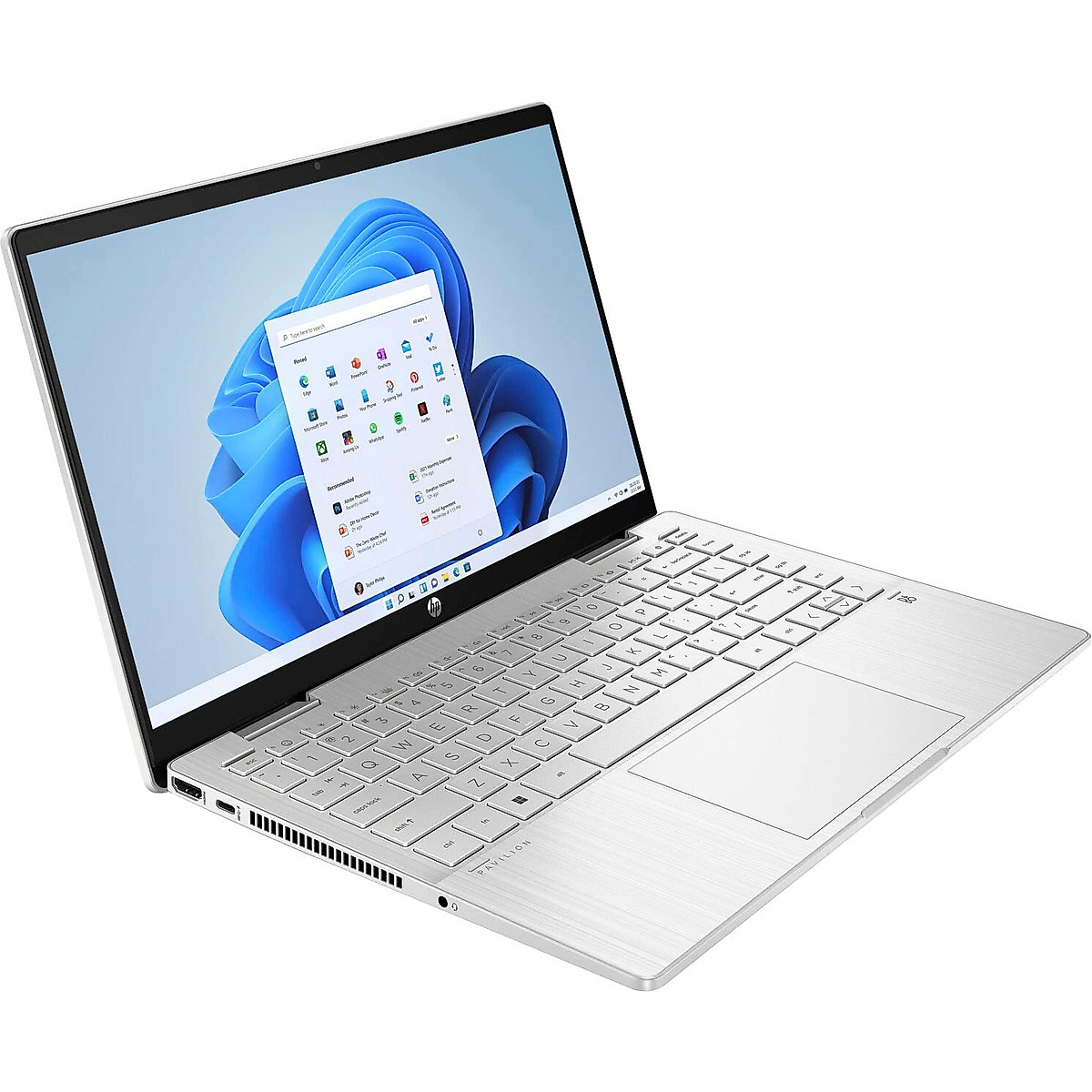 HP Pavilion 14" FHD (1920x1080) IPS Touchscreen Laptop | Intel i5-1235U 10-Core | Intel Iris Xe Graphics | Backlit Keyboard | Fingerprint | Wi-Fi 6E | USB-C | 8GB DDR4 2TB SSD | Win11 Pro