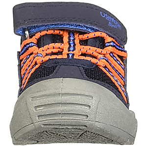 OshKosh B'Gosh Boy's TETI Bump Toe Sneaker, Navy, 4 Toddler