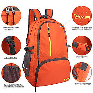 OXA Ultralight Foldable Daypack Packable Backpack, Durable Hiking, Travel Backpack