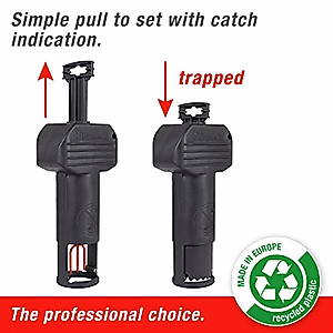 SWISSINNO Gopher & Vole Trap PRO SuperCat. Control Gophers, Voles + Field Mice, Unique Trigger Catch Action, Ultra-effective with High Catch Rates. Easy to Setup, Safe + Reusable. Made in Europe: 1x Trap, Gray