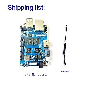 youyeetoo BPI M2 Ultra BPI-M2U- 2GB RAM 8GB ROM with SATA WiFi Bluetooth HDMI Support Dual Screen Display Android Raspbian Armbian Linux