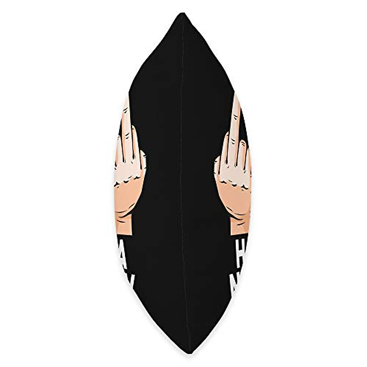 Funny Sarcastic Middle Finger Gifts Have A Nice Day Sarcastic Funny Slogan Pun Gift Idea Throw Pillow, 18x18, Multicolor